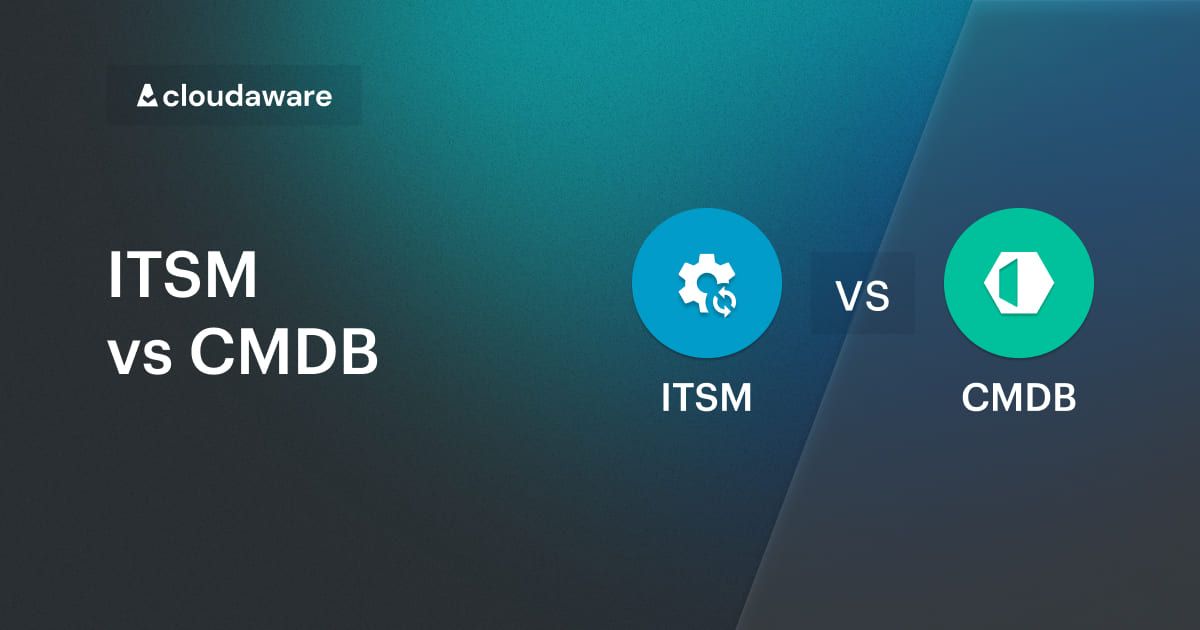 ITSM vs CMDB: Understanding the Synergy Between ITSM CMDB