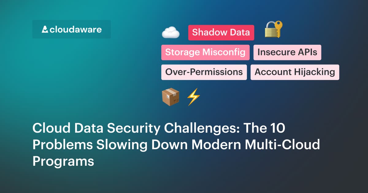 Cloud Data Security Challenges: 10 Issues & Fixes | Cloudaware